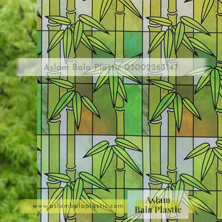 Premium Decorative Glass Paper By Aslam Bala Plastic