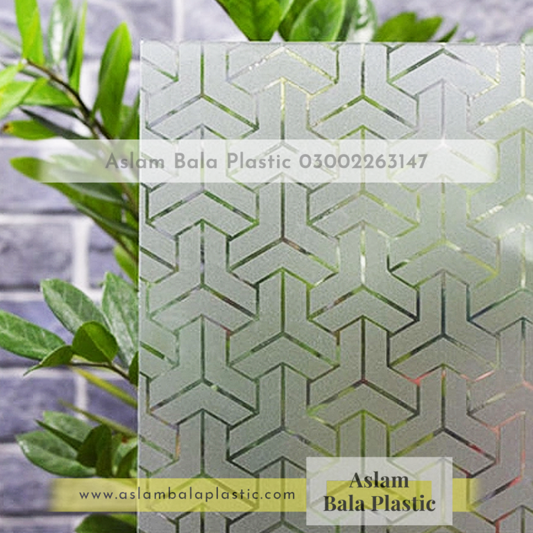 Privacy Sheets for Home, Window Frost Films By Aslam Bala Plastic